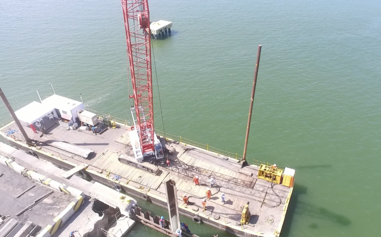 Mamonal port sheet piling - Buzca Soluciones en Ingeniería - 50 años de ...